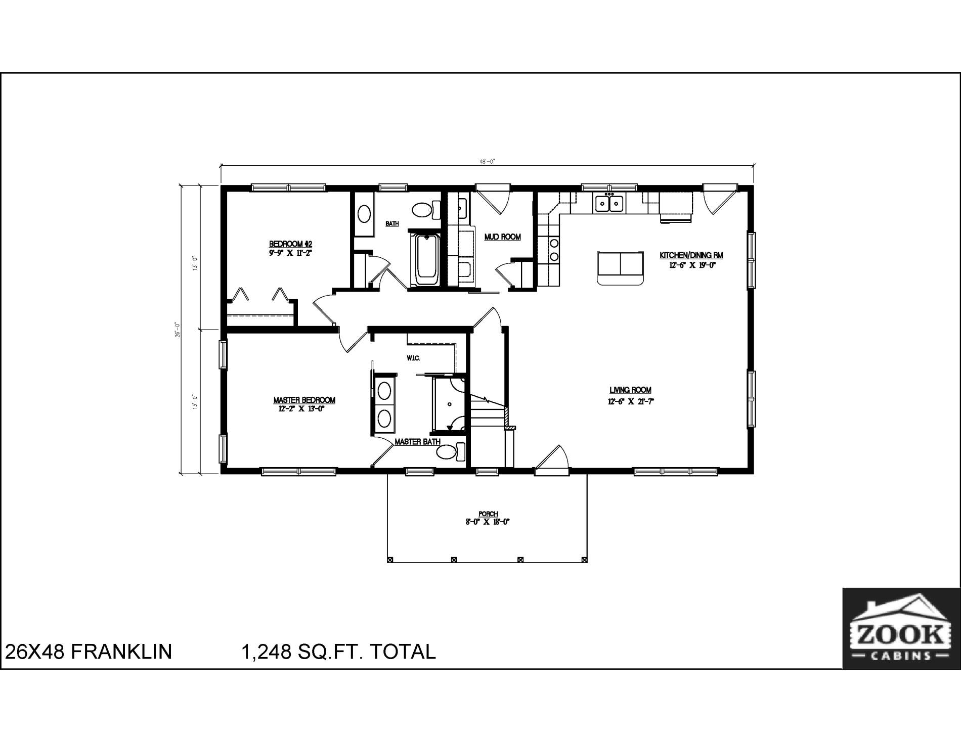 The Franklin Modern Farmhouse Cabin | 2023 Modular Cabins