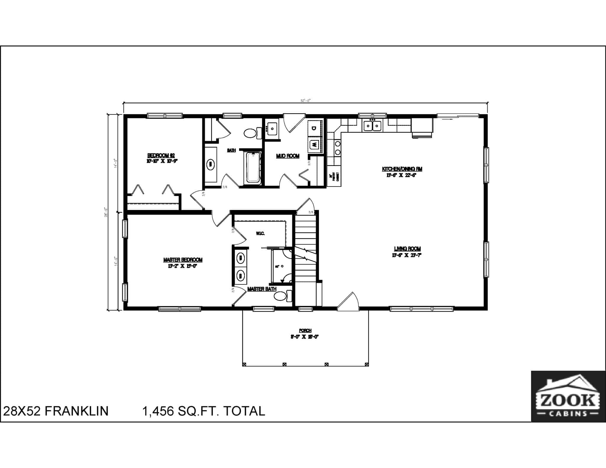 The Franklin Modern Farmhouse Cabin | 2023 Modular Cabins