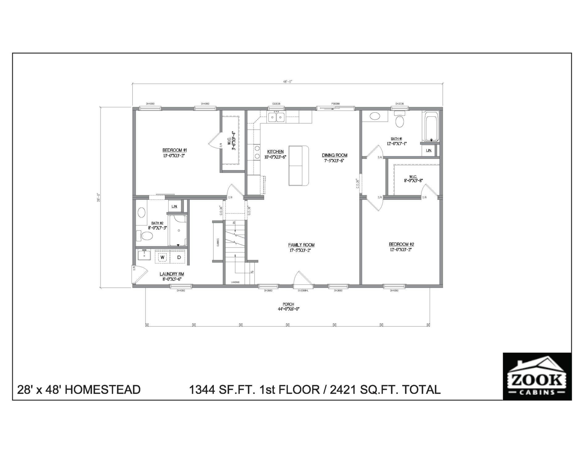 The Homestead Modular Home | Modern Farmhouse By Zook Cabins