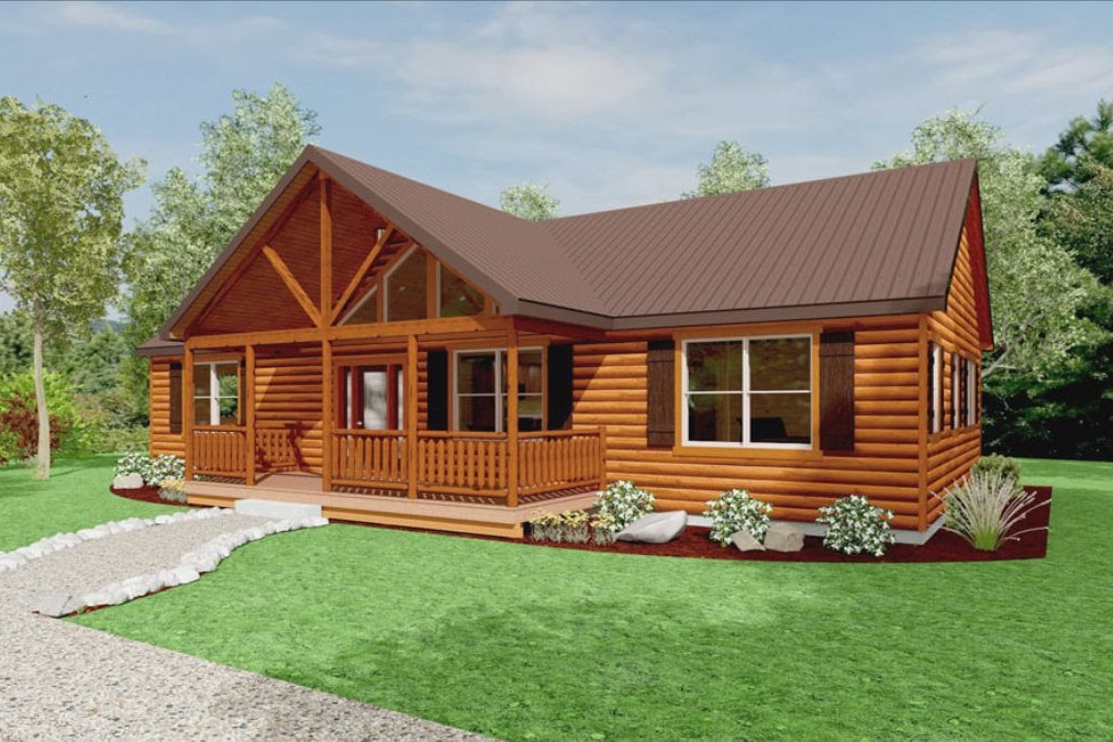 2023 Alpine Prefab Log Cabins - Log Cabin Home - Zook Cabins