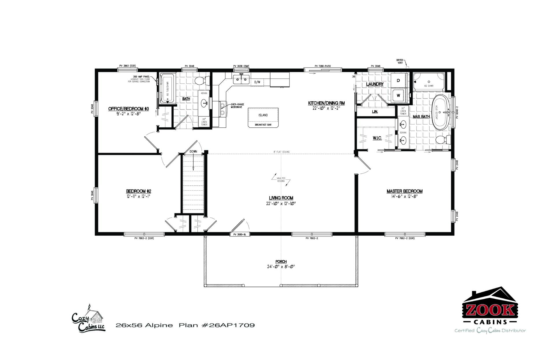 2023 Alpine Prefab Log Cabins - Log Cabin Home - Zook Cabins