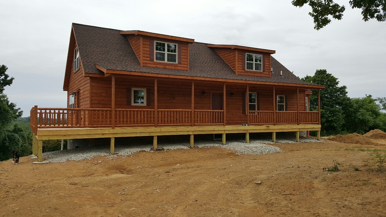 Mountaineer Cabin | 2 Story Cabin | Large Amish Log Homes