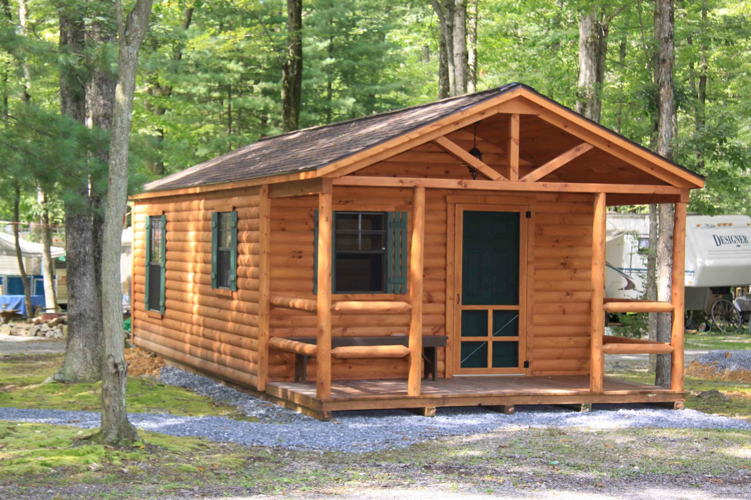 2022 Campground Cabins For Sale | Rustic Log Cabins