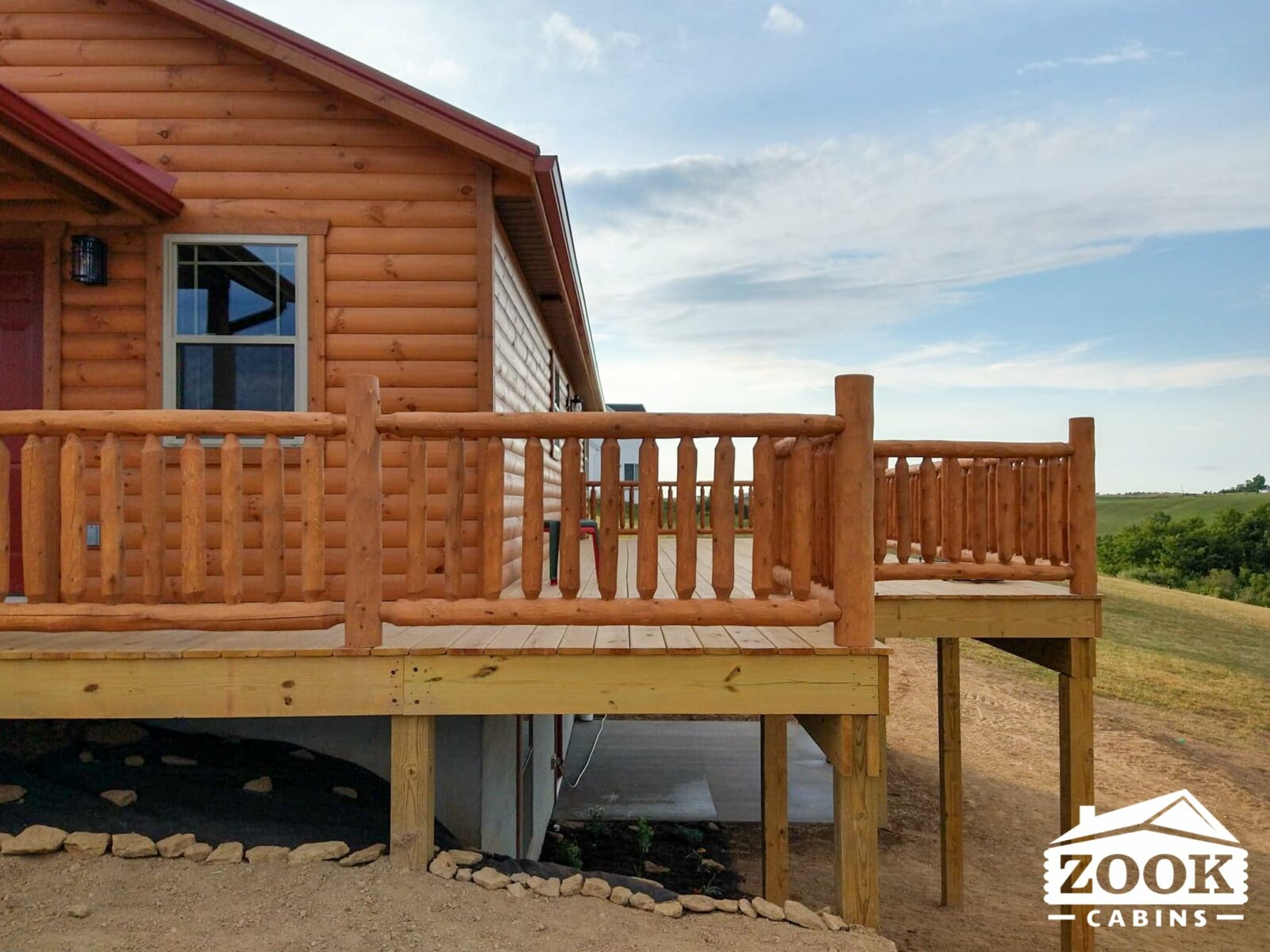 Timberline Cabin | 2 Story Cabin | Large Log Home | Zook Cabins