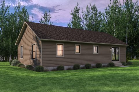 Woodland Modern Mountain Home | Zook Cabins Modular Homes