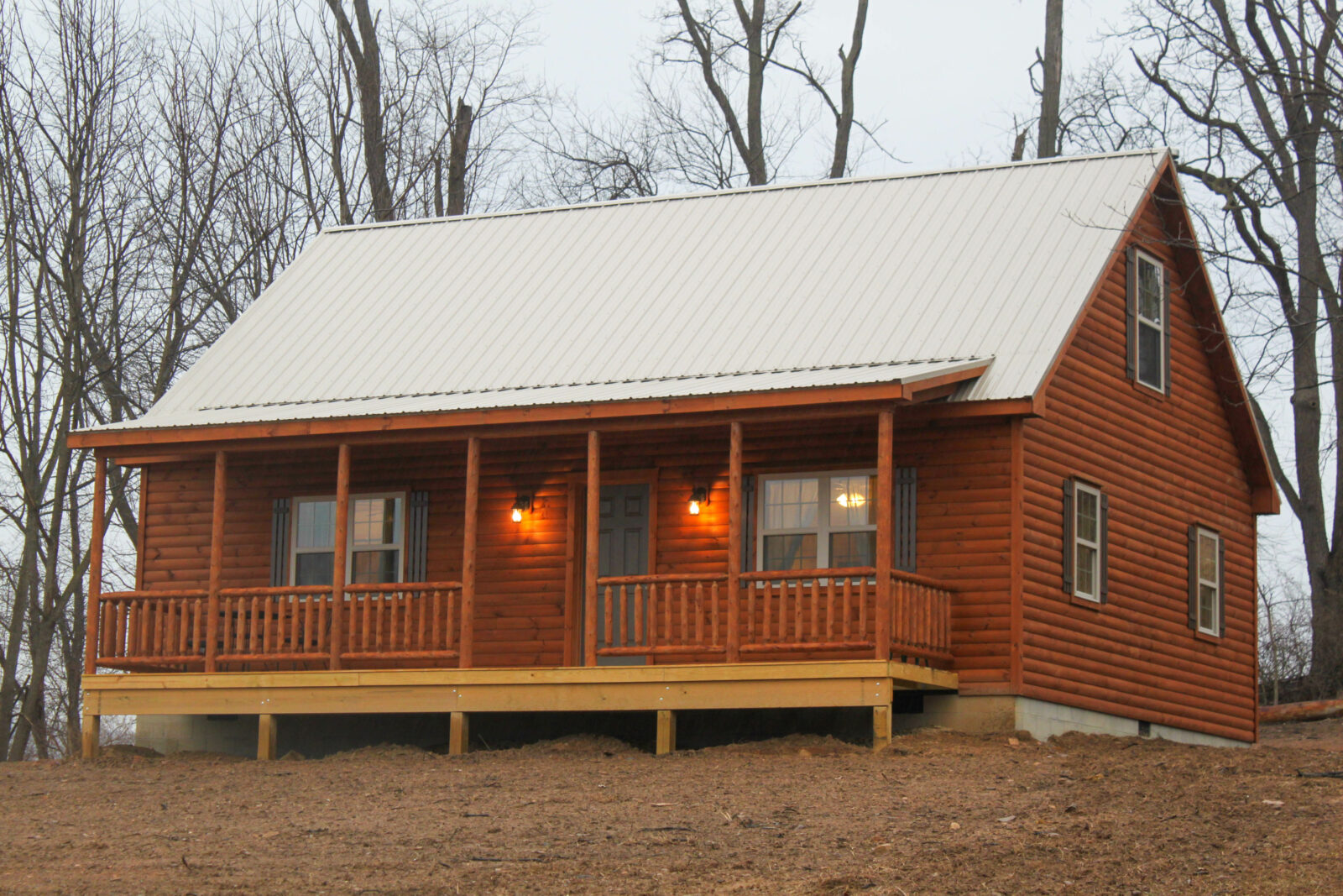 Mountaineer Cabin | 2 Story Cabin | Large Amish Log Homes