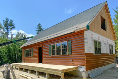28x40 Log Home In Campton NH | Zook Cabins