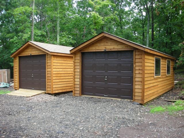 1 Car Garage | Single Car Garage Plans | A-Frame Garage | Zook Cabins